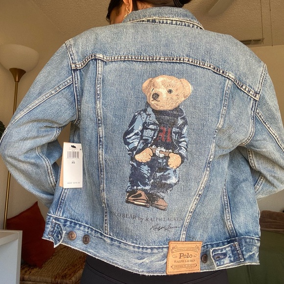 Polo by Ralph Lauren | Jackets & Coats | Polo Ralph Lauren Bear Denim Jacket Jean Jacket Limited ...